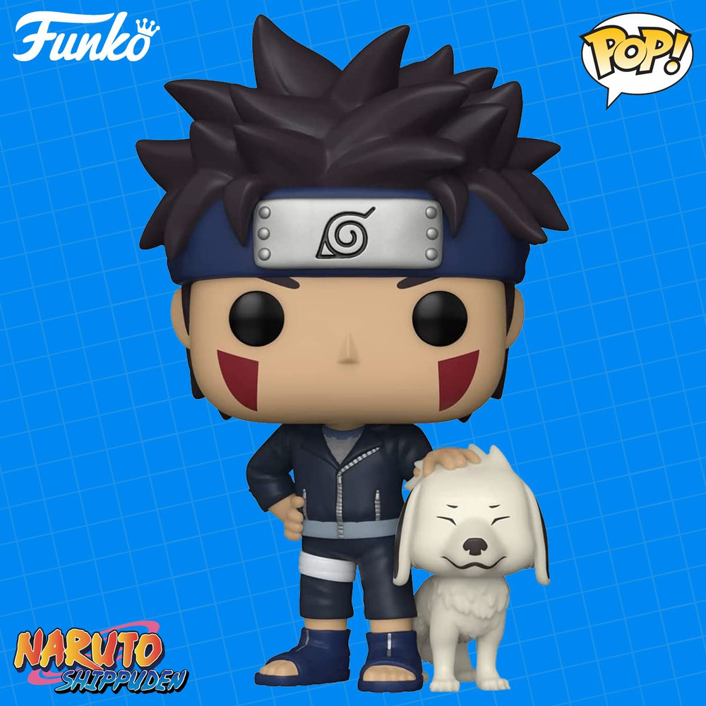 Фигурка Funko POP! Naruto Shippuden: Kiba with Akamaru 49804 - купить с ...