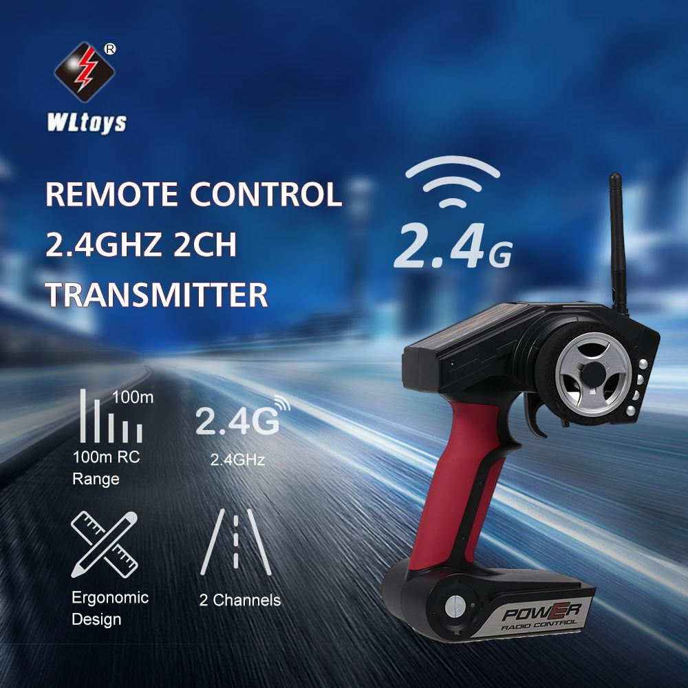 Wltoys Power Radio Control 2,4 ГГц 2-канальный передатчик для A959-B ...