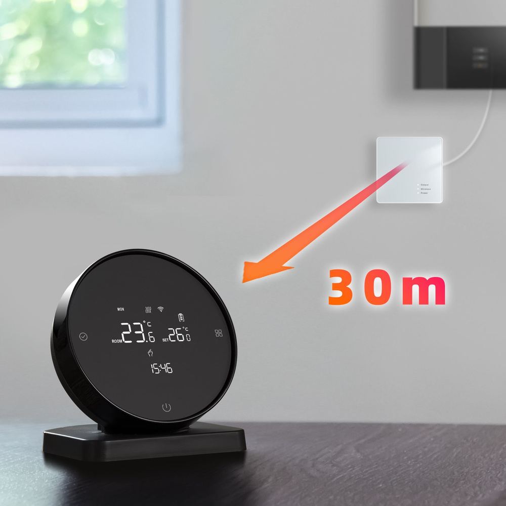 Beok RF Беспроводной термостат для газового котла,BOT-R7B-X-WIFI,Tuya ...