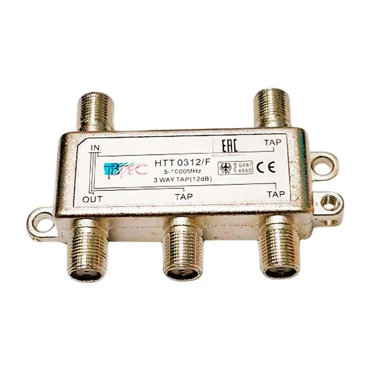 Ответвитель абонентский TBTEC HTT 0312F (TAH312F), 12 дБ - купить с ...