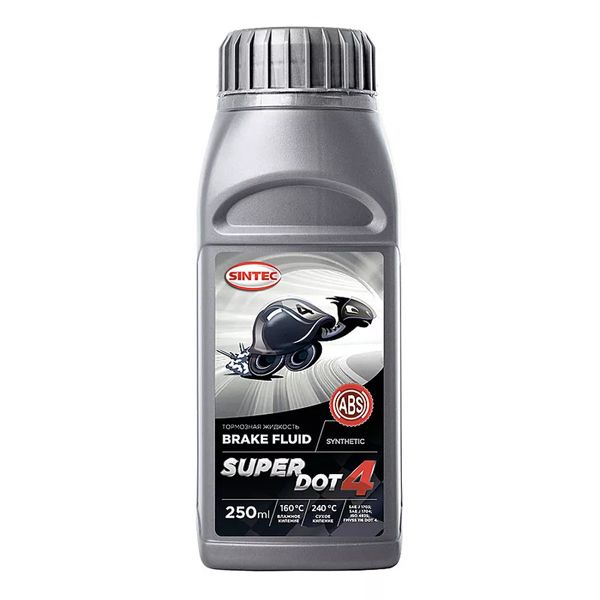 Жидкость тормозная SINTEC Тормозная жидкость Super (Dot-4) DOT 4 ...