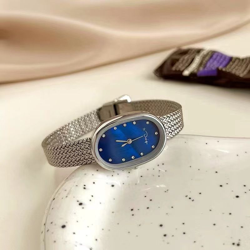 Женские часы 21design с сетчатым ремешком Стильные овальные женские ...