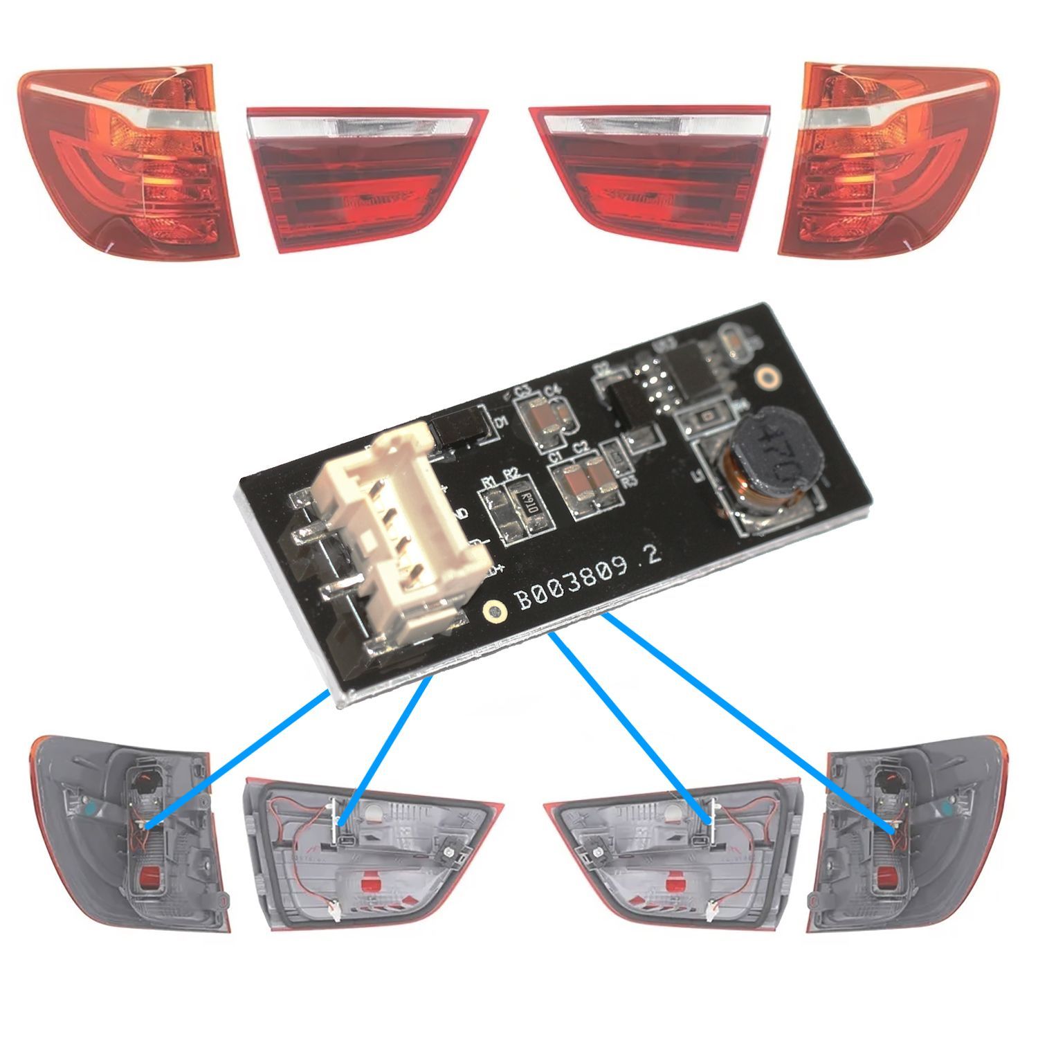 Лампа автомобильная A-Parts 12 В, От автомобильной сети купить по ...