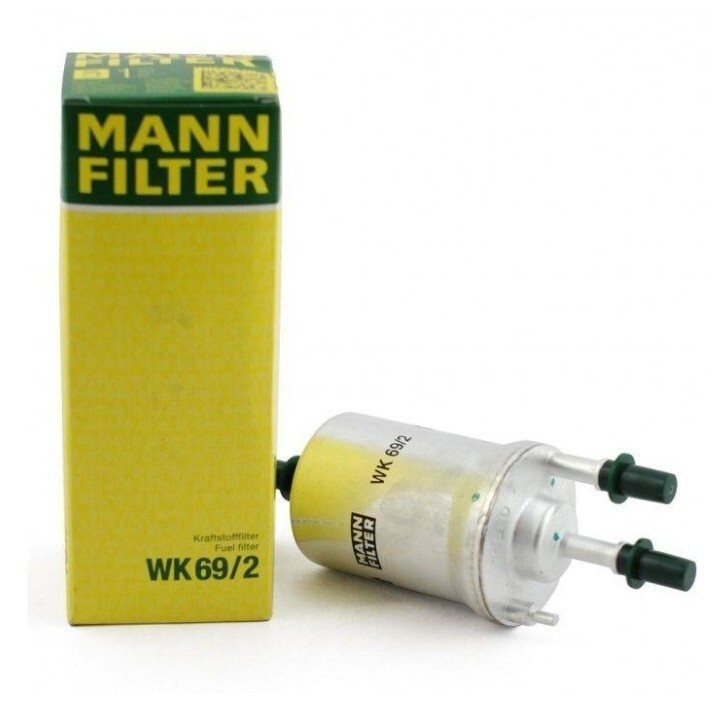 Фильтр топливный MANN FILTER WK69/2 - купить по выгодным ценам в интернет-магазине OZON (488584636)