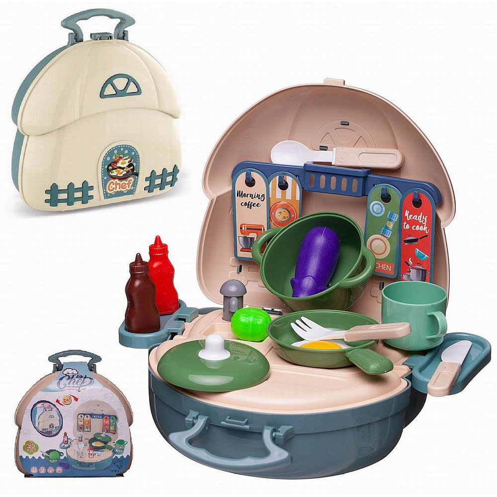 Игровой набор Junfa Домик-трансформер Моя кухня - купить с доставкой по выгодным ценам в ...