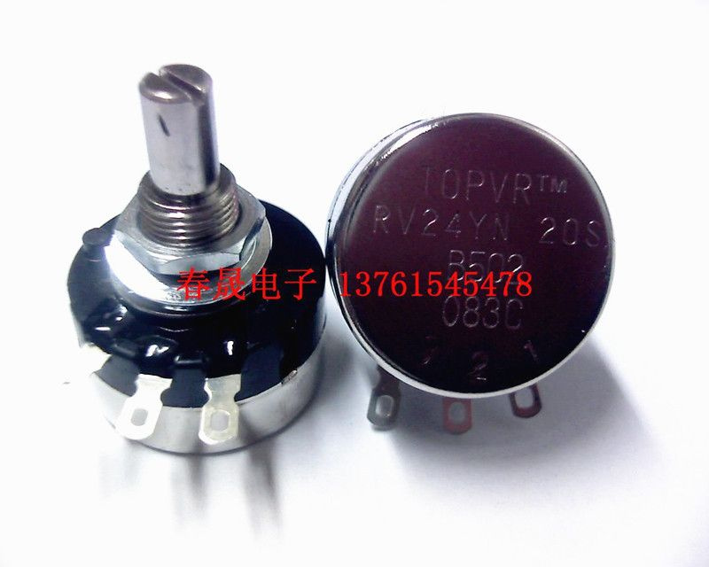 Оригинальный потенциометр TOPVR RV24YN20SB502 5K, однооборотный ...