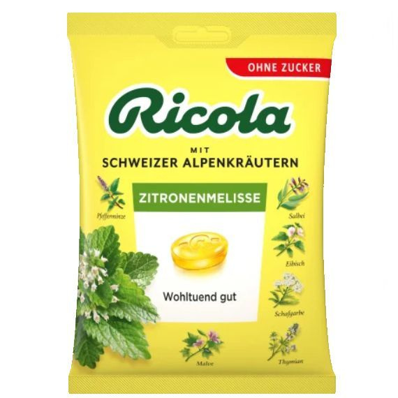 Ricola Zitronenmelisse Конфеты-леденцы Рикола Швейцарские травы с ...