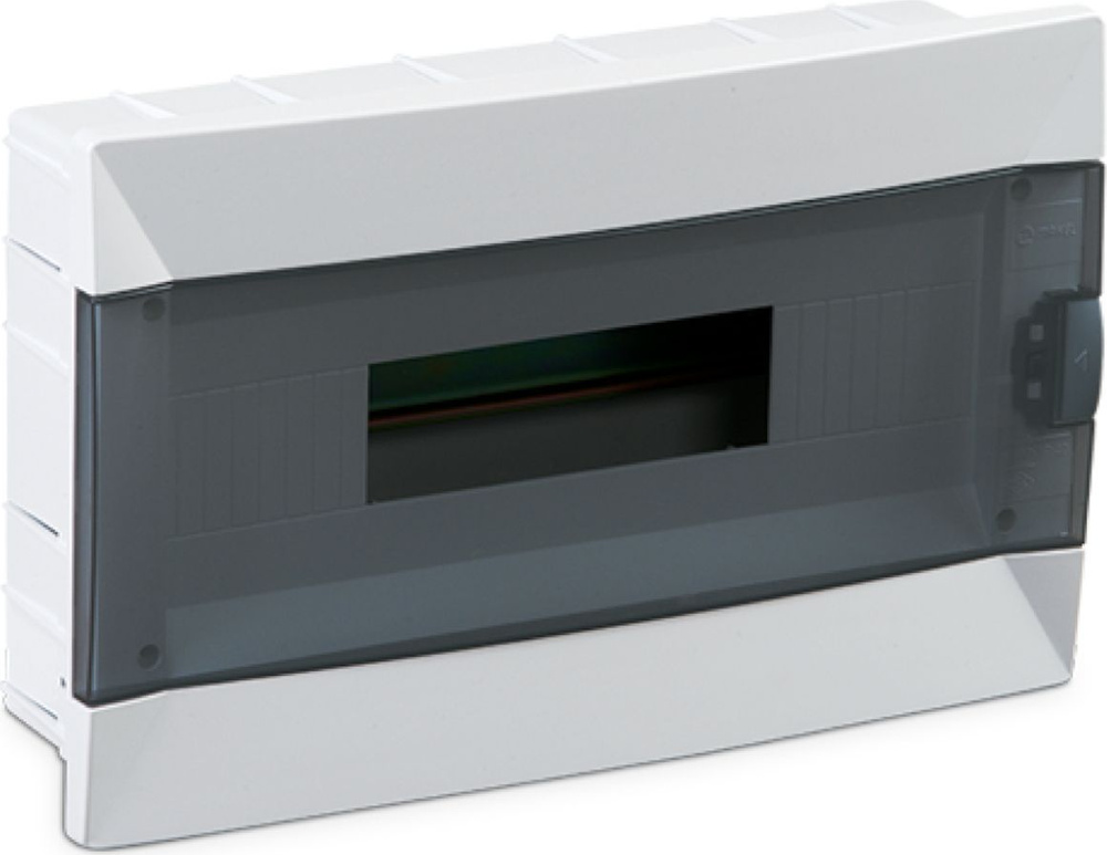 Бокс распределительный Makel / Макел ЩРВ-П-16 ЩРВП с прозрачной крышкой, пластиковый белый 16 ...