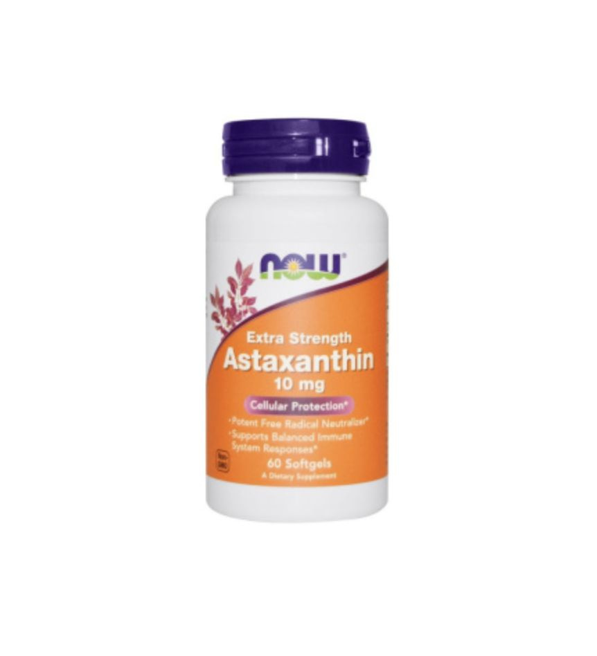 Спортивные витамины Extra Strength Astaxanthin (Астаксантин) 10 мг. 60 ...