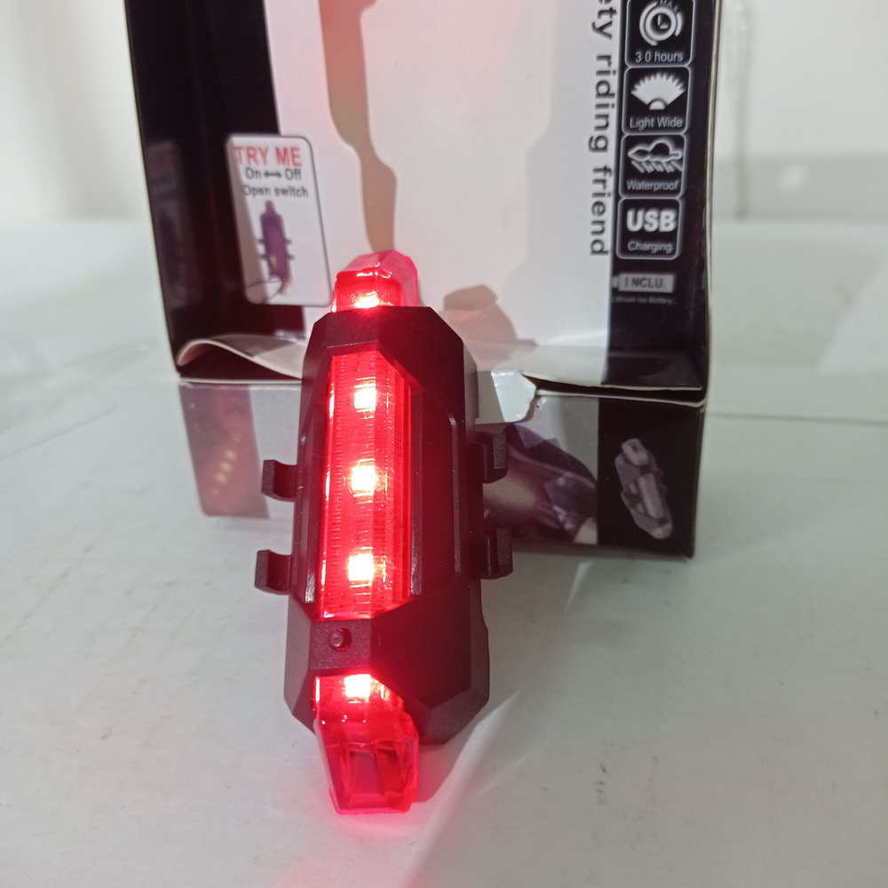 Фонарь для велосипеда задний аккумуляторный Велофонарь зарядка USB ...