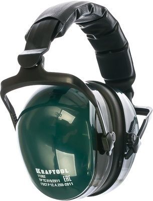 Защитные наушники KRAFTOOL PROFI-29 защита до 109дБ, шарнирное ...