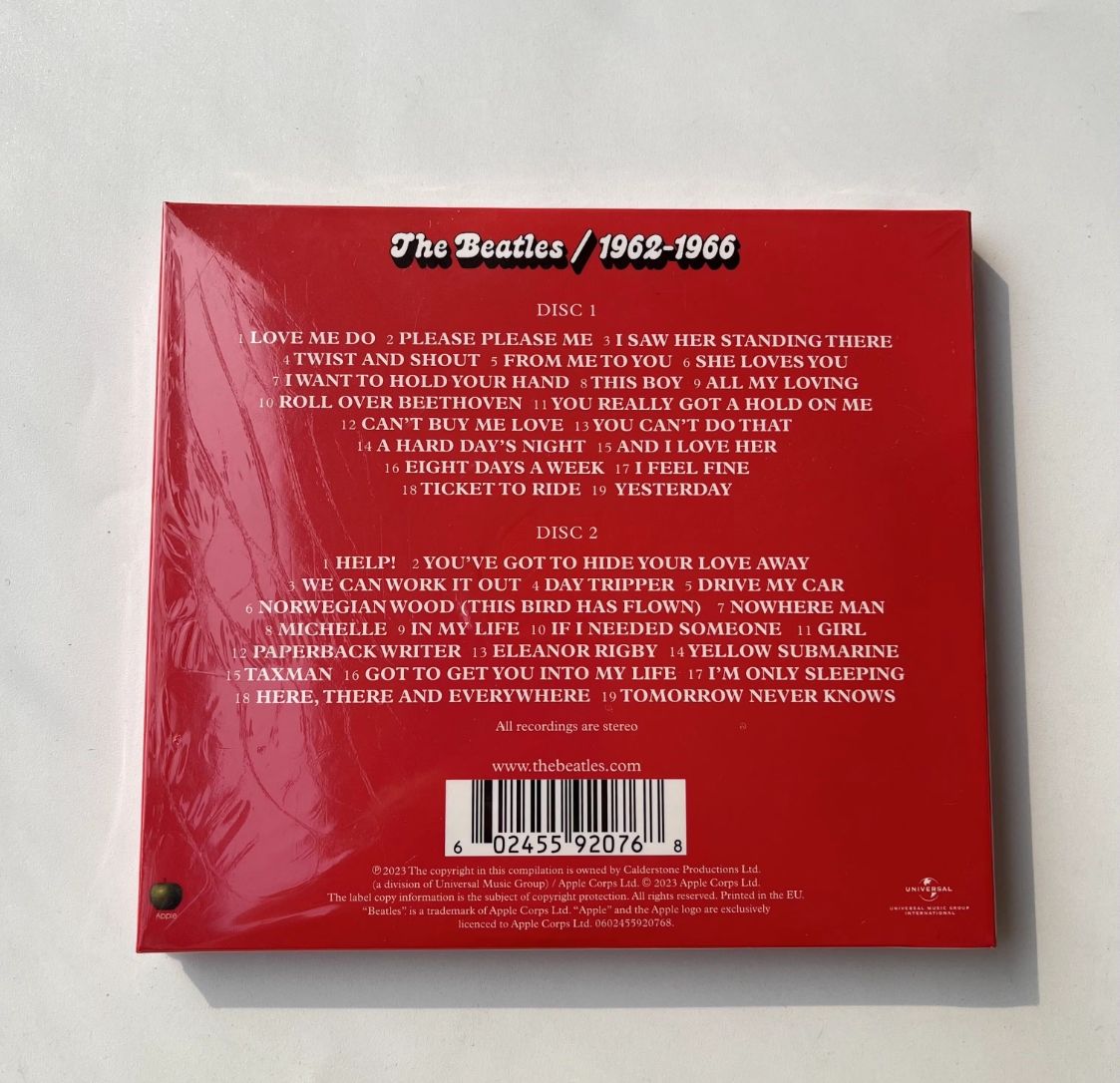 CD Новая версия классического альбома The Beatles 2023 года The Beatles 1962-1966, 2CD - купить ...