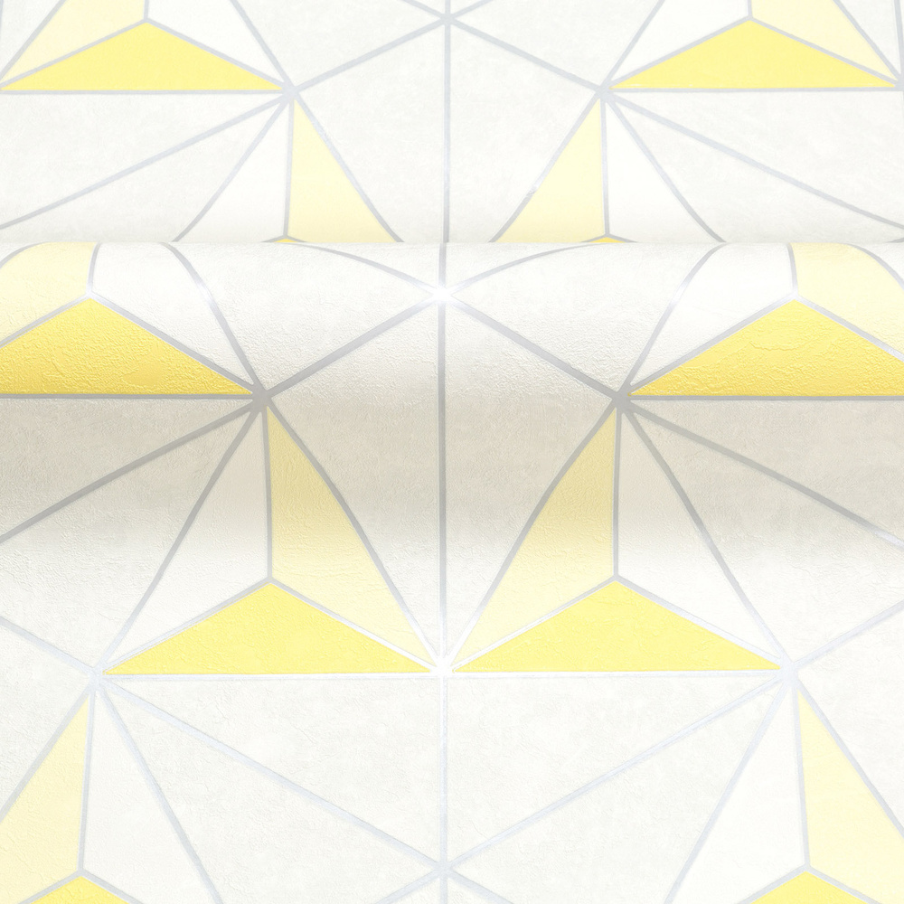 Виниловые обои на флизелине геометрия 3d эффект метровые моющиеся