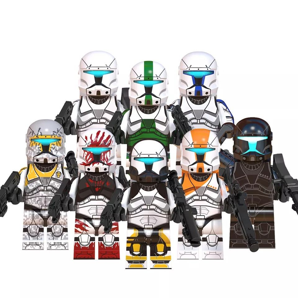 Набор минифигурок Звездные Войны Клоны Republic Commando 8 шт ...