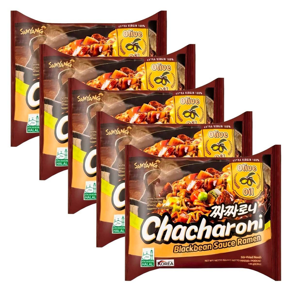 Корейская лапша быстрого приготовления Samyang Chacharoni Blackbean ...