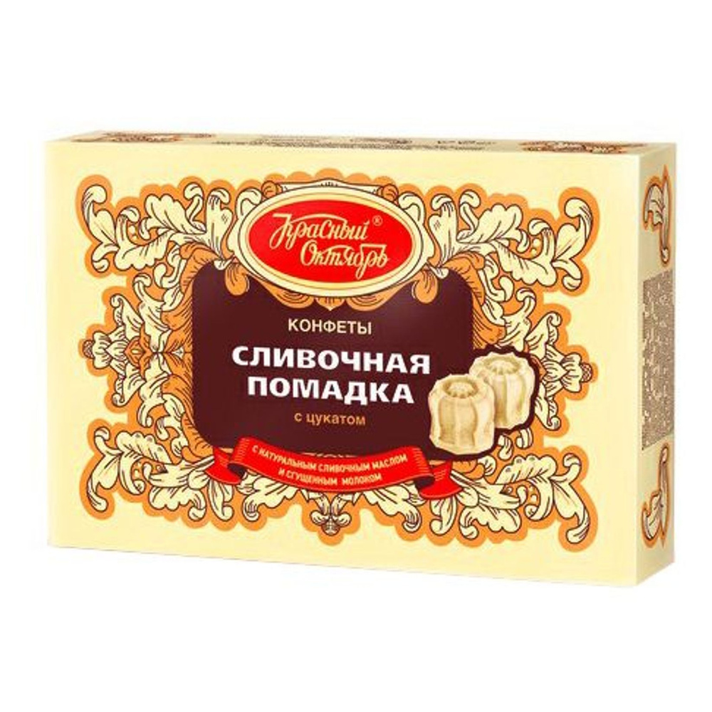 Конфеты Красный Октябрь Сливочная помадка с цукатом 250 г купить с