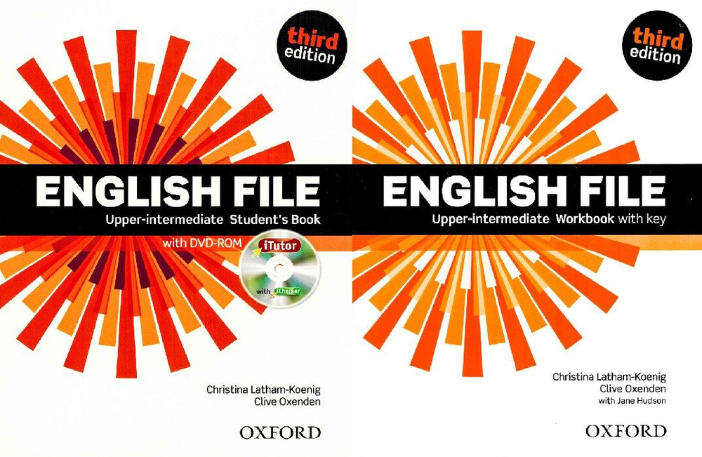 English File Upper-Intermediate 3rd (Third Edition) Student book + Workbook + CD - купить с ...