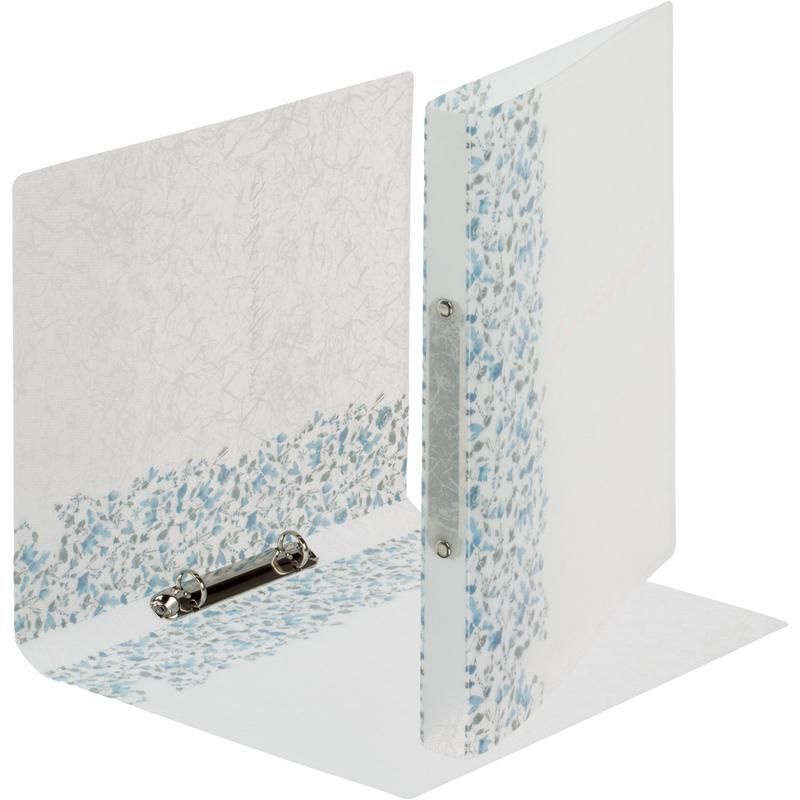 Папки на 2-х кольцах Attache Selection Bloom 25 мм белый с рисунком до 50 листов - купить с ...