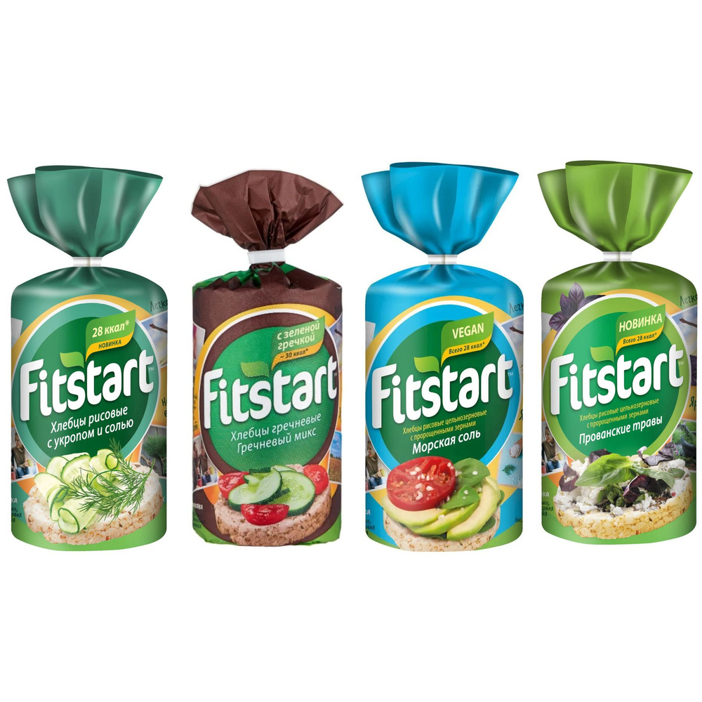Хлебцы FITSTART в ассортименте, 90 г. * 4 шт. - купить с доставкой по выгодным ценам в интернет ...