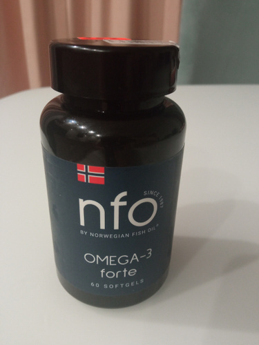 NFO Омега-3 Форте, 1384 мг, 60 капсул / Рыбий жир в капсулах из Норвегии - купить с доставкой по ...