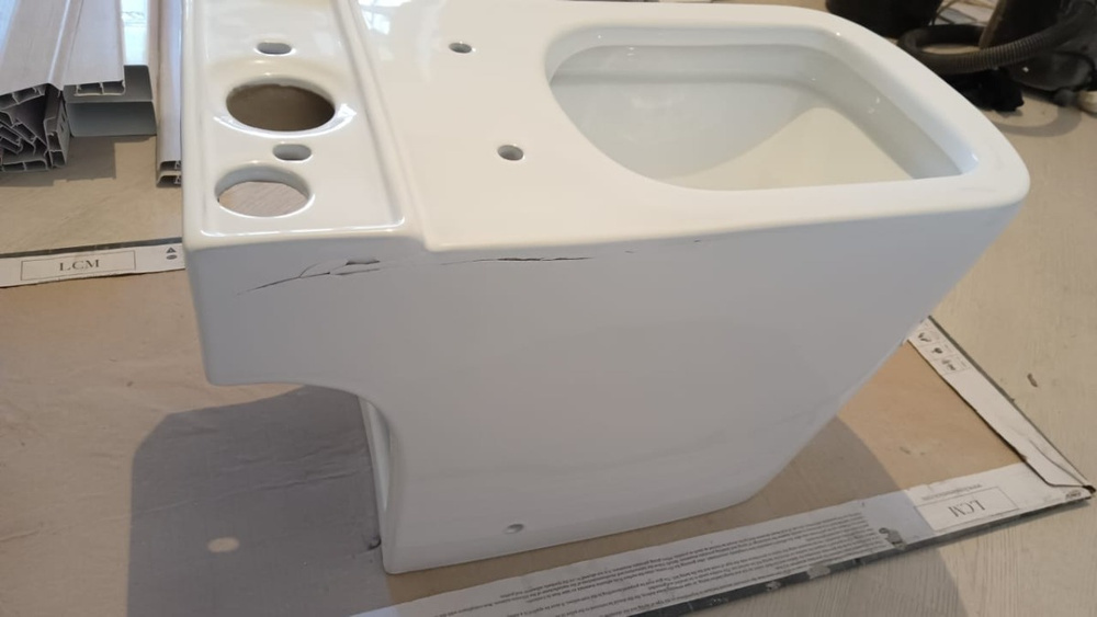 Напольный унитаз Helmken, направление выпуска: Горизонтальное (в стену), 35900002 - купить по ...