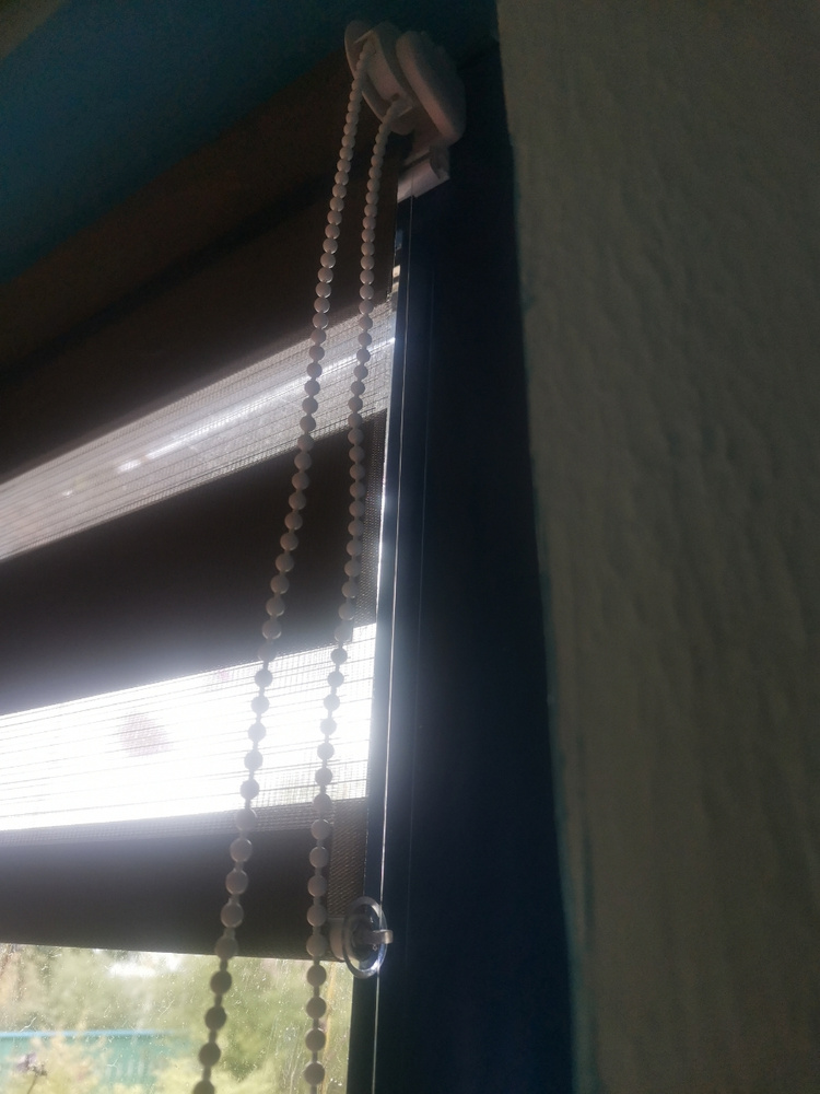 Рулонные шторы ЛюксЛайн PBML01 , размер 43х160 см, белый, Полиэстер купить по низкой цене с ...