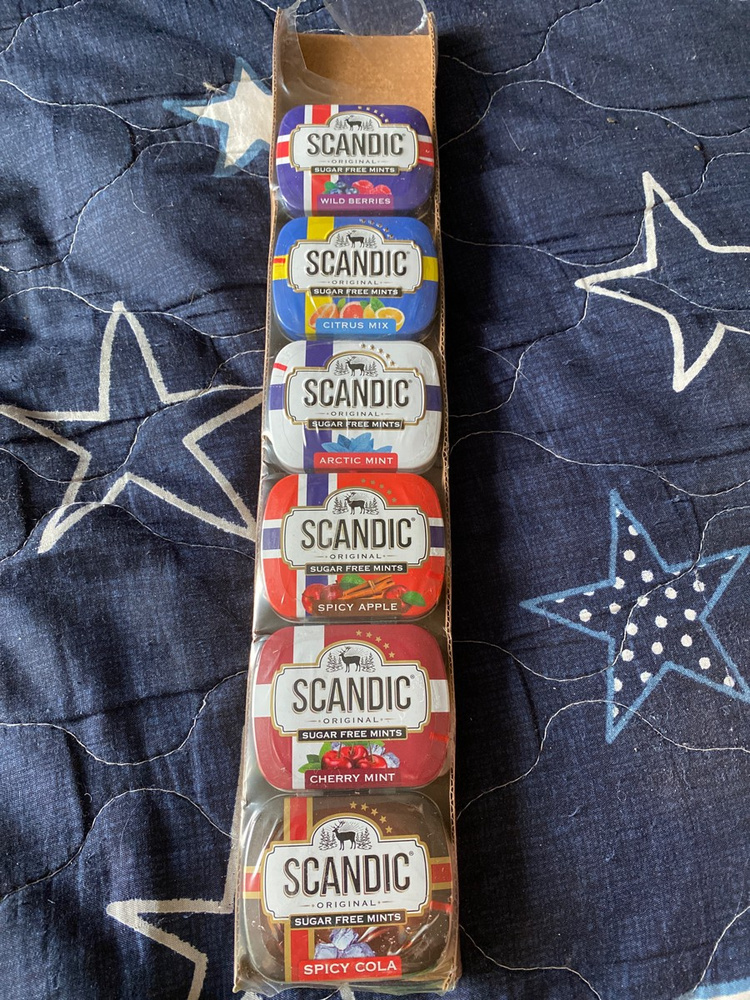 Конфеты SCANDIC 7 вкусов по 14 грамм, драже - купить с доставкой по выгодным ценам в интернет ...