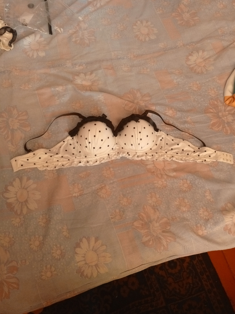 Комплект белья Женский SYJWY белый Пряжка, Эластичная бралетт Полиэфирное волокно Пряжки, Погоны ...