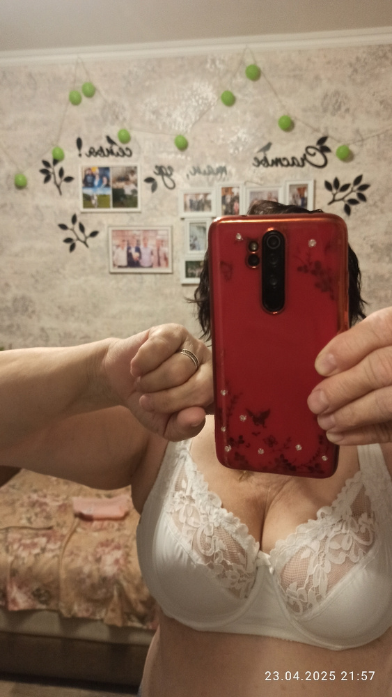 Бюстгальтер Женский OIRO мягкая чашка на каркасе, на косточках, размер 100E белый Нейлон ...