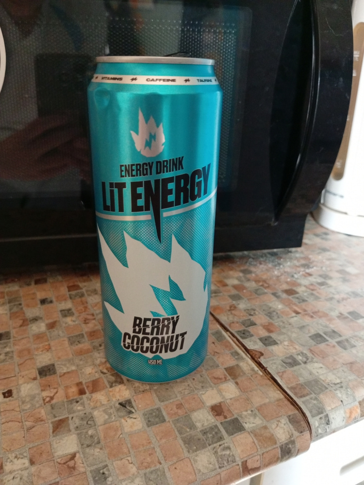 LIT ENERGY Энергетики в банках 6 шт. х 450 мл вкус КЛАССИКА купить на ...