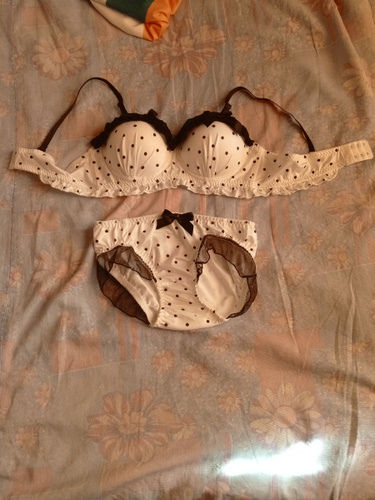 Комплект белья Женский SYJWY белый Пряжка, Эластичная бралетт Полиэфирное волокно Пряжки, Погоны ...