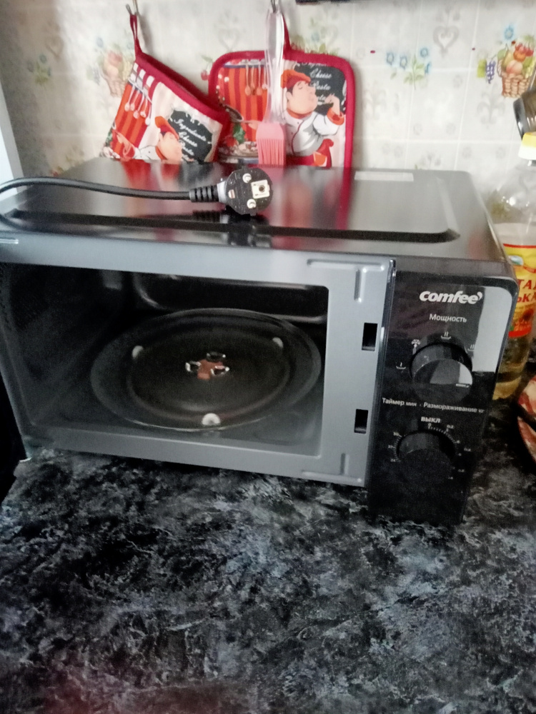 Микроволновая печь Comfee CMW207M2RA-W, 700 Вт, 5 уровней мощности, 20Л, таймер, разморозка по ...