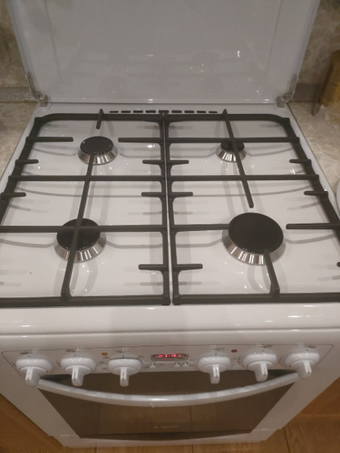 Gefest 6102-03 60 см Газовая плита, 4 конфорки, белая купить c доставкой на OZON по низкой цене ...