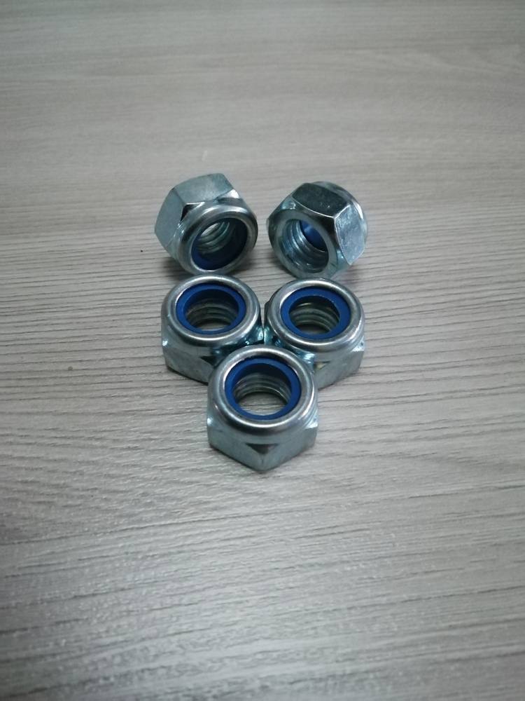 Гайка Со стоп кольцом Стопорная M10, DIN985, ГОСТ 50273-92, 5 шт., 11 г ...