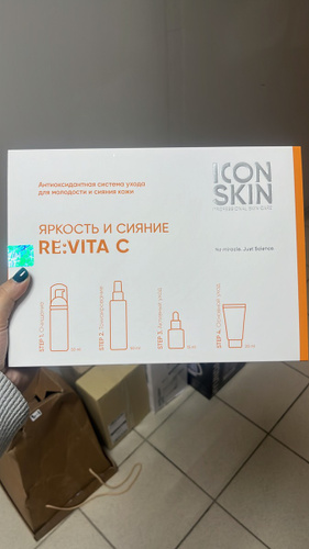 ICON SKIN Набор уходовой косметики для лица RE:VITA C для сияния и ...