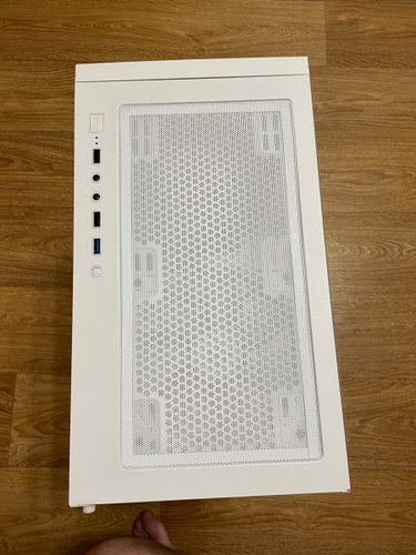 Корпус Ginzzu GL185 закаленное стекло на петлях с магнитным замком, белый - купить с доставкой ...