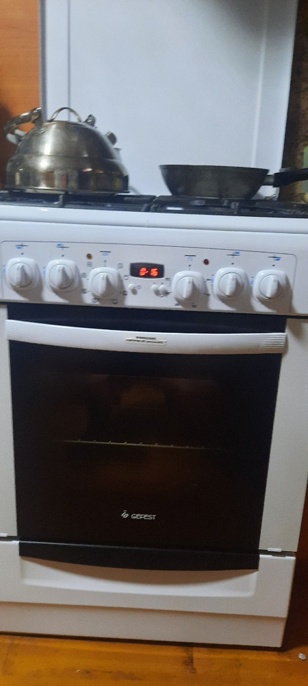 Gefest 6102-03 60 см Газовая плита, 4 конфорки, белая купить c доставкой на OZON по низкой цене ...