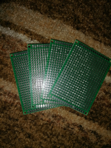 Печатная макетная плата 5 x 7 см двухсторонняя для пайки GSMIN PCB1 ...