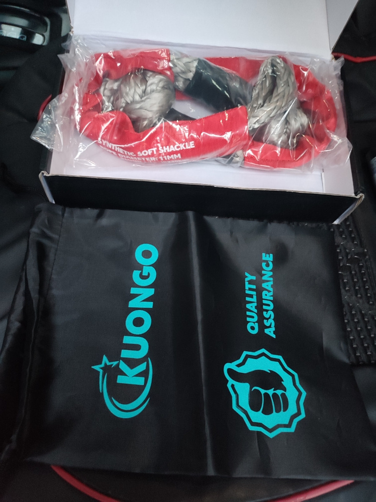 Софт шакл 16т, KUONGO,11 мм Комплект 2шт - купить по выгодным ценам в интернет-магазине OZON ...