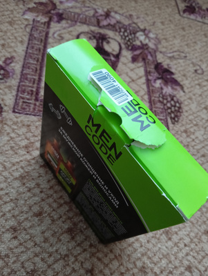 Подарочный набор Гель для душа 300 мл + Шампунь для волос укрепляющий 300 мл, MEN CODE Sport ...