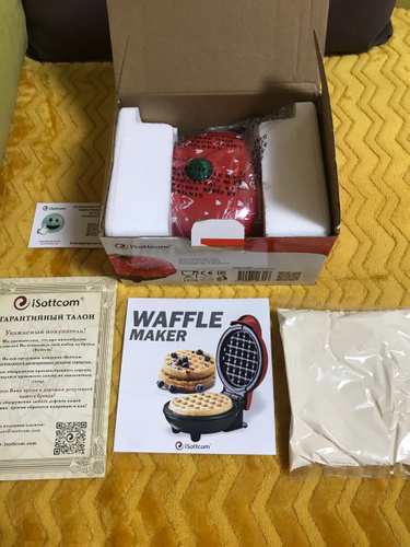 Вафельница iSottcom Waffle Maker***, синий - купить по выгодной цене в ...