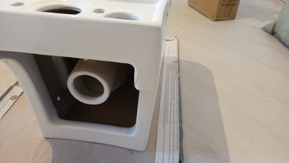 Напольный унитаз Helmken, направление выпуска: Горизонтальное (в стену), 35900002 - купить по ...