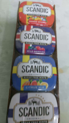 Конфеты SCANDIC 7 вкусов по 14 грамм, драже - купить с доставкой по выгодным ценам в интернет ...